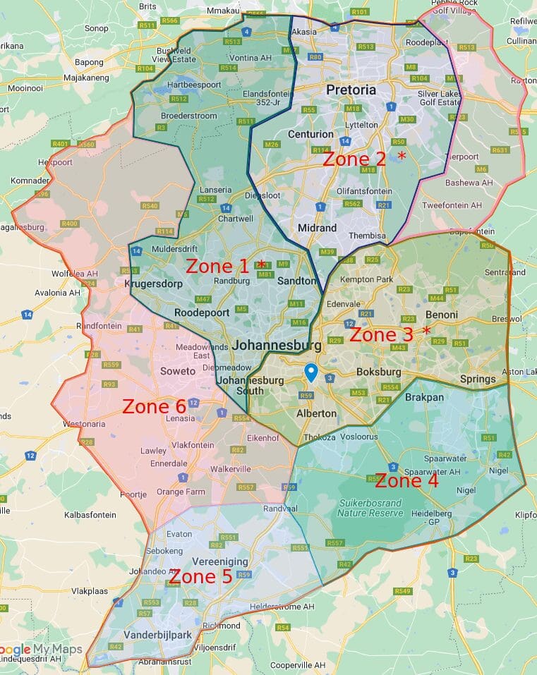 Delivery Schedules and Zones