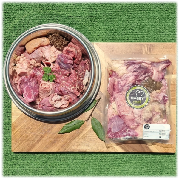 (CHUNKS) Mixed Protein Raw Meat and Offal Food for Cats and Dogs (High ...