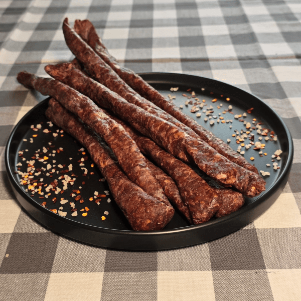 Free Range Beef Drywors (Droe Wors) (Fatty), 100% Natural, 1kg